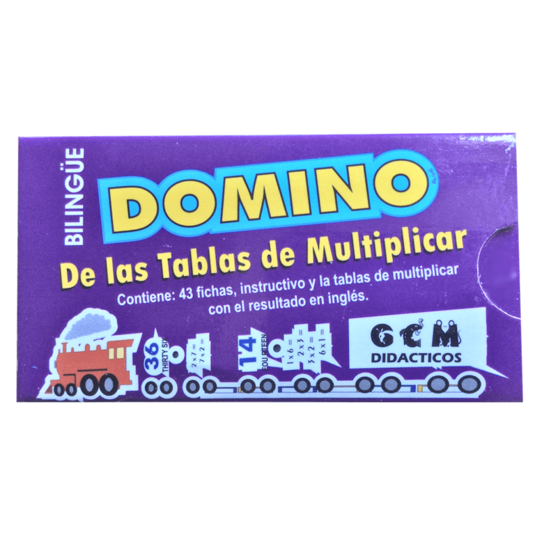 Dominó de Tablas de Multiplicar – GM Didácticos
